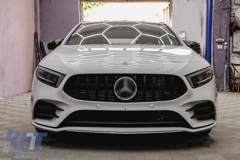 Central Grille suitable for Mercedes A-Class W177 Hatchback V177 Sedan ...