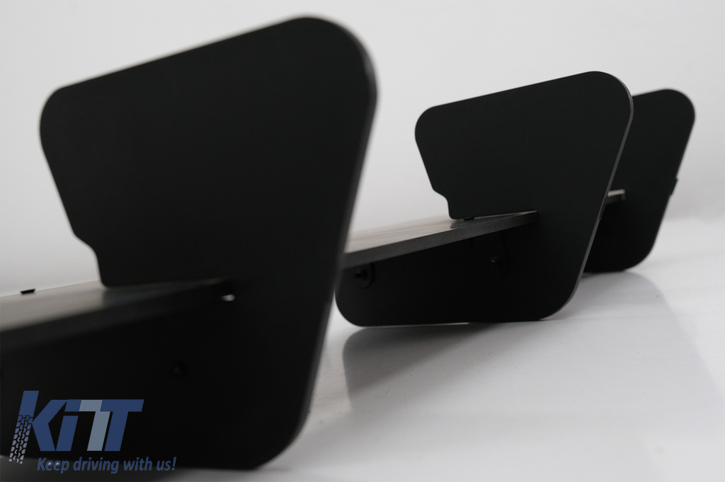 Front Bumper Lip Extension Spoiler with Rear Bumper Extension Splitter ...