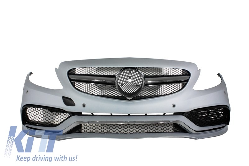 Front Bumper Mercedes C-Class W205 S205 (2014-up) Limousine T-Model ...