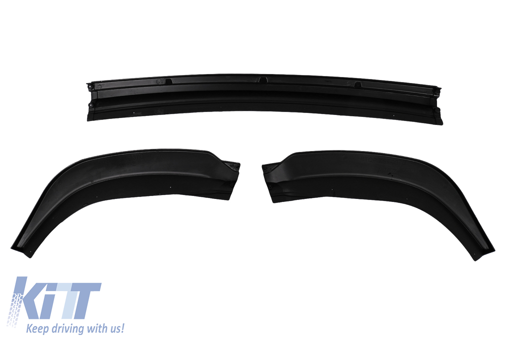 Front Bumper Spoiler Lip suitable for VW ID3 (2019-2022) Piano Black Add-On