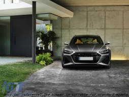 Front Bumper suitable for Audi A6 C8 4K (2018-Up) RS6 Design