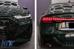 Front Bumper suitable for Audi A7 4K8 (2018-Up) RS7 Look