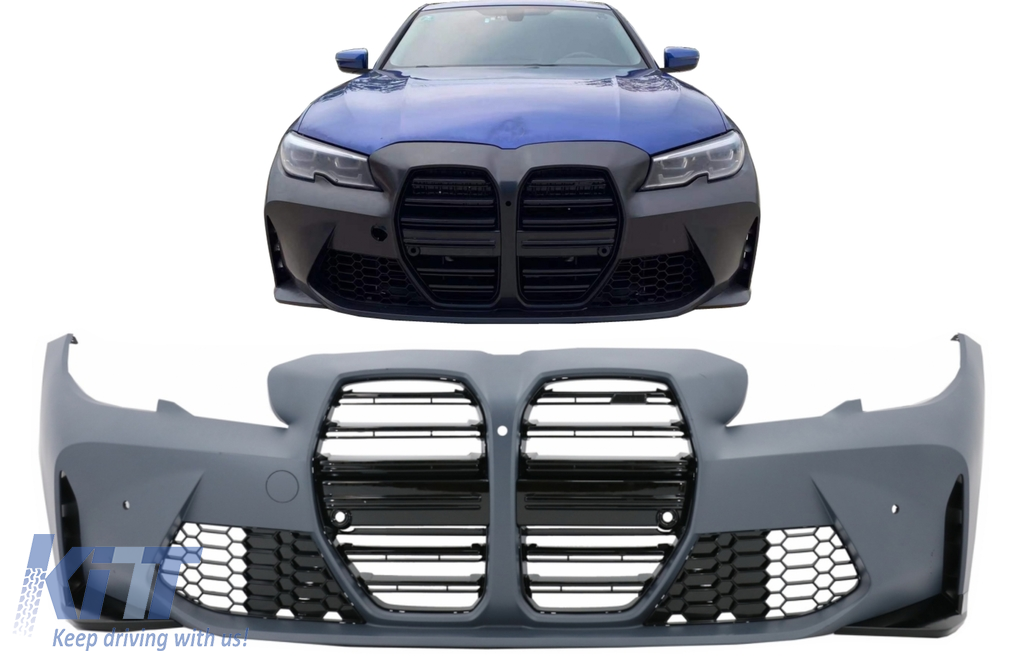 Front Bumper suitable for BMW 3 Series G20 Sedan G21 Touring (2018-Up ...