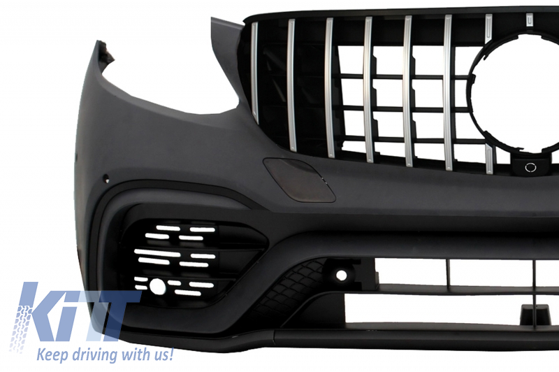 Front Bumper with Rear Roof Spoiler suitable for Mercedes GLC X253 SUV ...