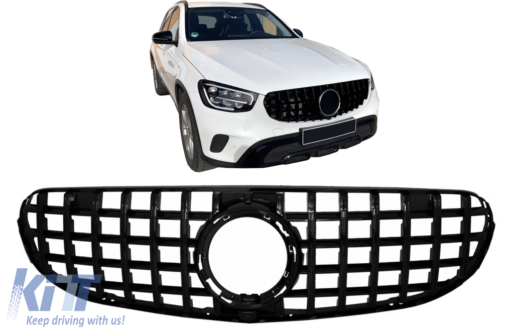 Front Central Grille suitable for Mercedes GLC X253 C253 Facelift (2020 ...