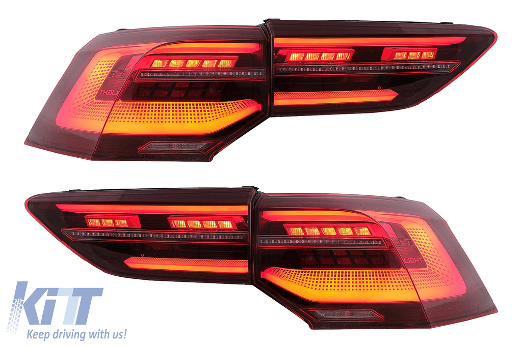Full LED IQ Light Taillights suitable for VW Golf VIII Hatchback Mk8 ...