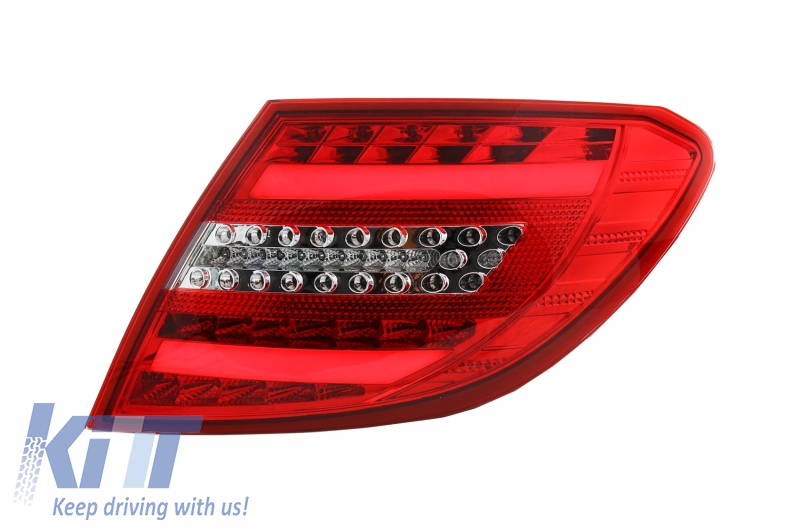 Full LED Taillights suitable for Mercedes C-Class W204 (2007-2012 ...