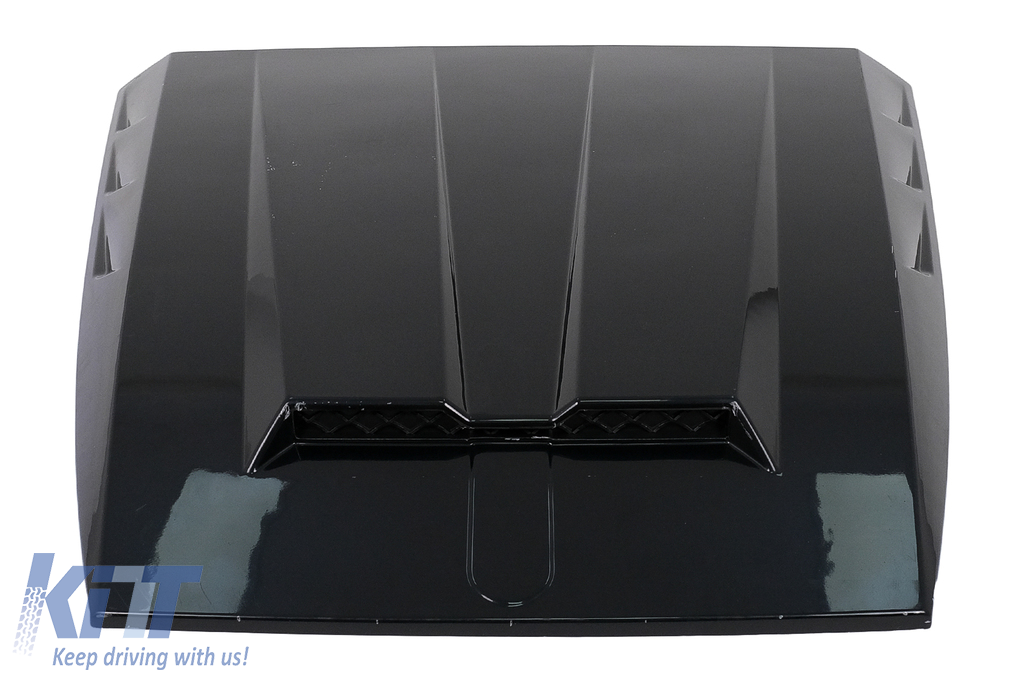 Hood Scoop Bonnet suitable for Mercedes G-Class W463 Facelift (2018-) Black