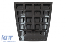Hood Scoop Bonnet suitable for Mercedes G-Class W463 Facelift (2018-) Black