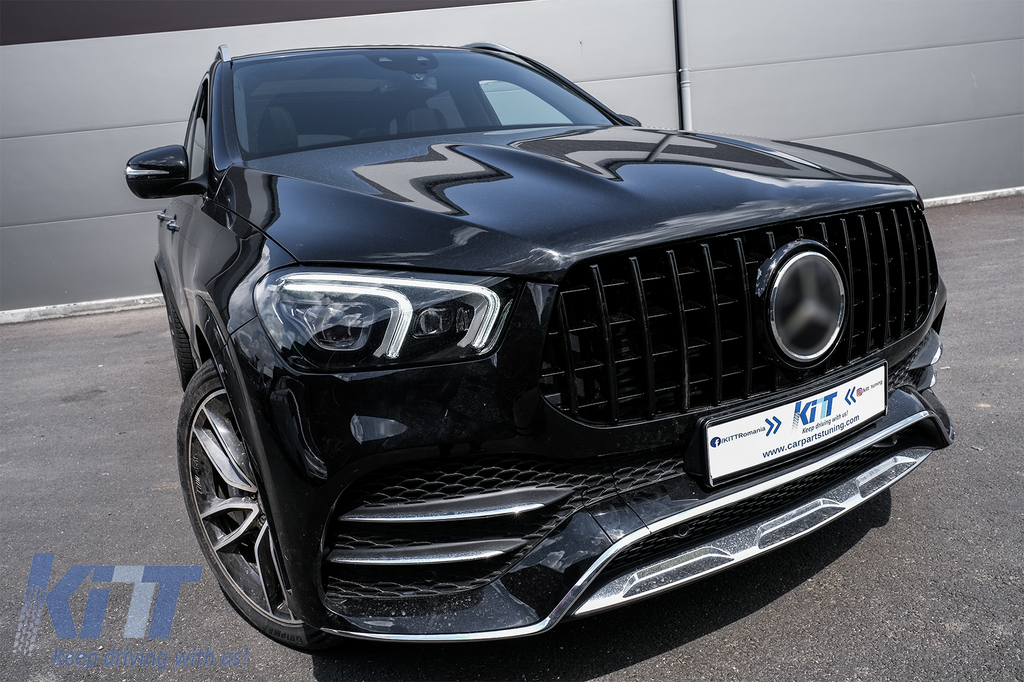 Kühlergrill für GLE SUV W167 V167 GLE C167 Sport 19+ GTR Panamericana Look