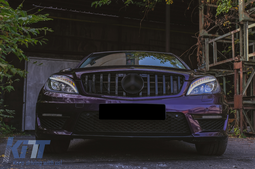 LED Headlights Tube Light suitable for Mercedes C-Class W204 S204 (2007 ...