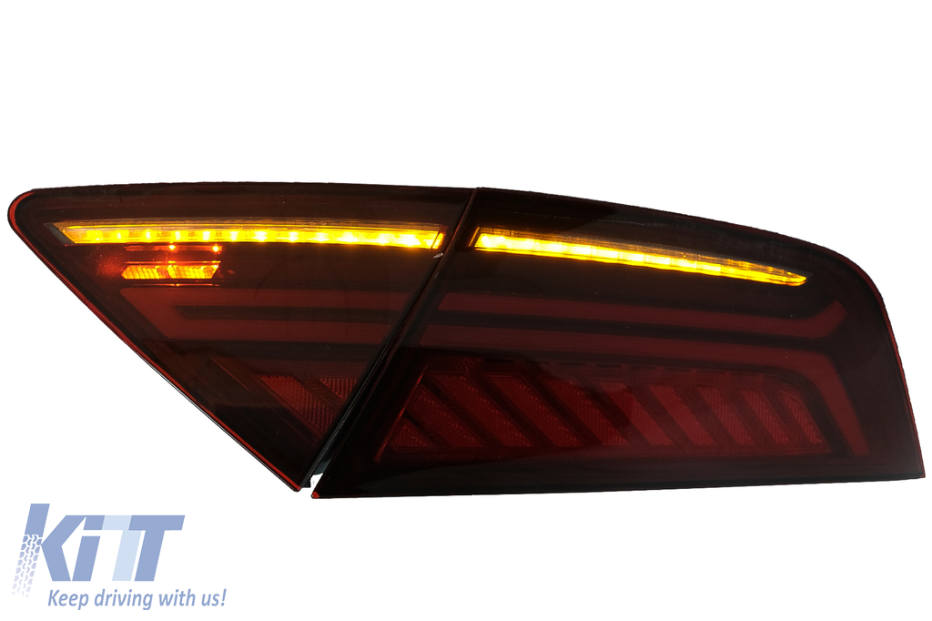 LED Light Bar Taillights suitable for Audi A7 4G (2010-2014) Facelift ...