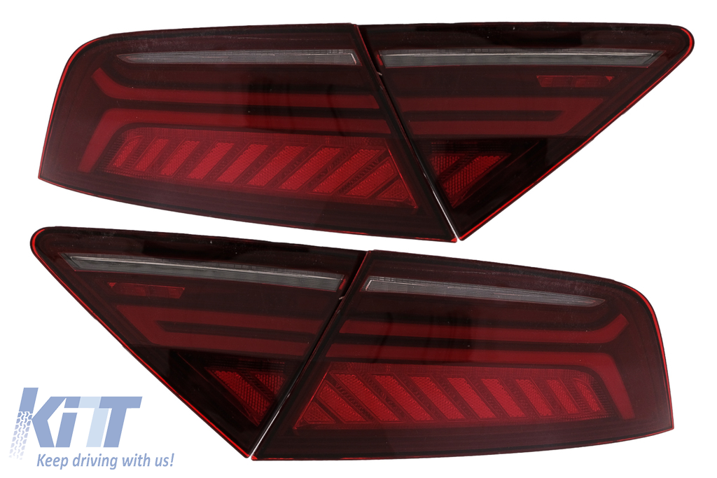 LED Light Bar Taillights suitable for Audi A7 4G (2010-2014) Facelift ...