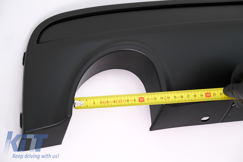 Rear Bumper Air Diffuser Double Outlet Single Exhaust suitable for BMW ...