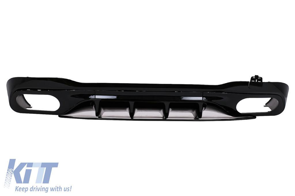 Rear Bumper Diffuser suitable for Mercedes C Class W206 S206 Sport Line ...