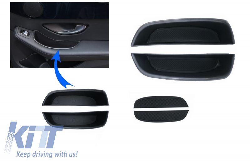 Rear Doors Storage box for Mercedes C-Class W205 S205 Limo T-Modell ...