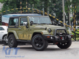 Running Boards Side Steps Jeep Wrangler / Rubicon JK (2007-2017) 2 ...