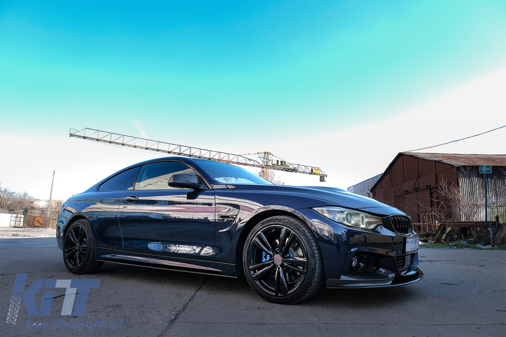 Side Skirts Add-on Lip Extensions suitable for BMW 4 Series F32 Coupe ...