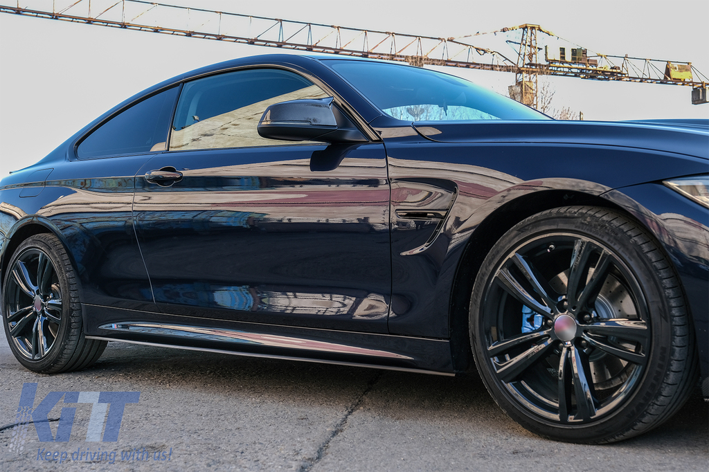Side Skirts Add-on Lip Extensions suitable for BMW 4 Series F32 Coupe ...