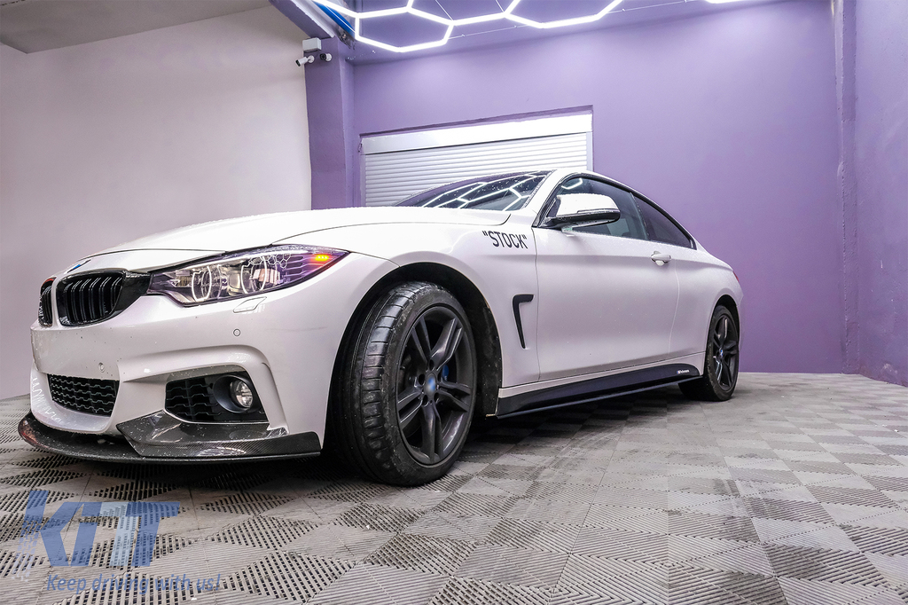 Side Skirts Add-on Lip Extensions suitable for BMW 4 Series F32 Coupe ...