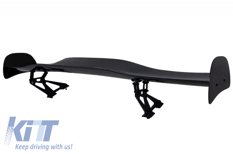 Universal Adjustable Trunk Spoiler Wing GT Design Real Carbon